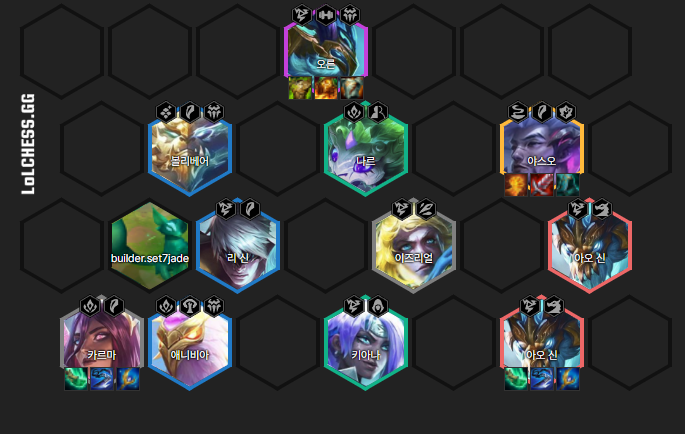 암흑 물질 혁령이 - LoLCHESS.GG